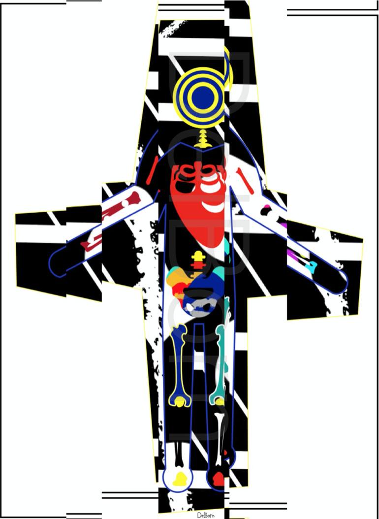 Division Painting by Del Born | Saatchi Art