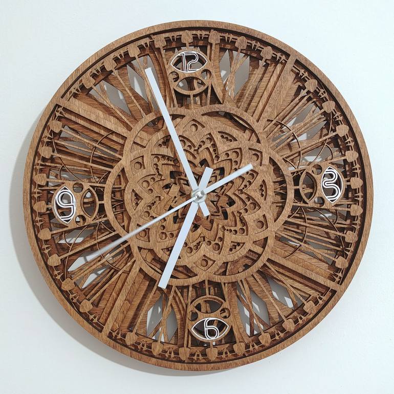 Quadrant Clock 1 of 30 Edition Sculpture by Mohamad Aaqib Anvarmia ...
