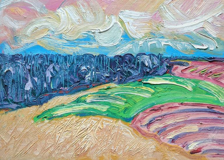 Windy Plains Painting by Halena Cline | Saatchi Art