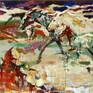 Scythian horses Painting by Leonid Pavlenko | Saatchi Art