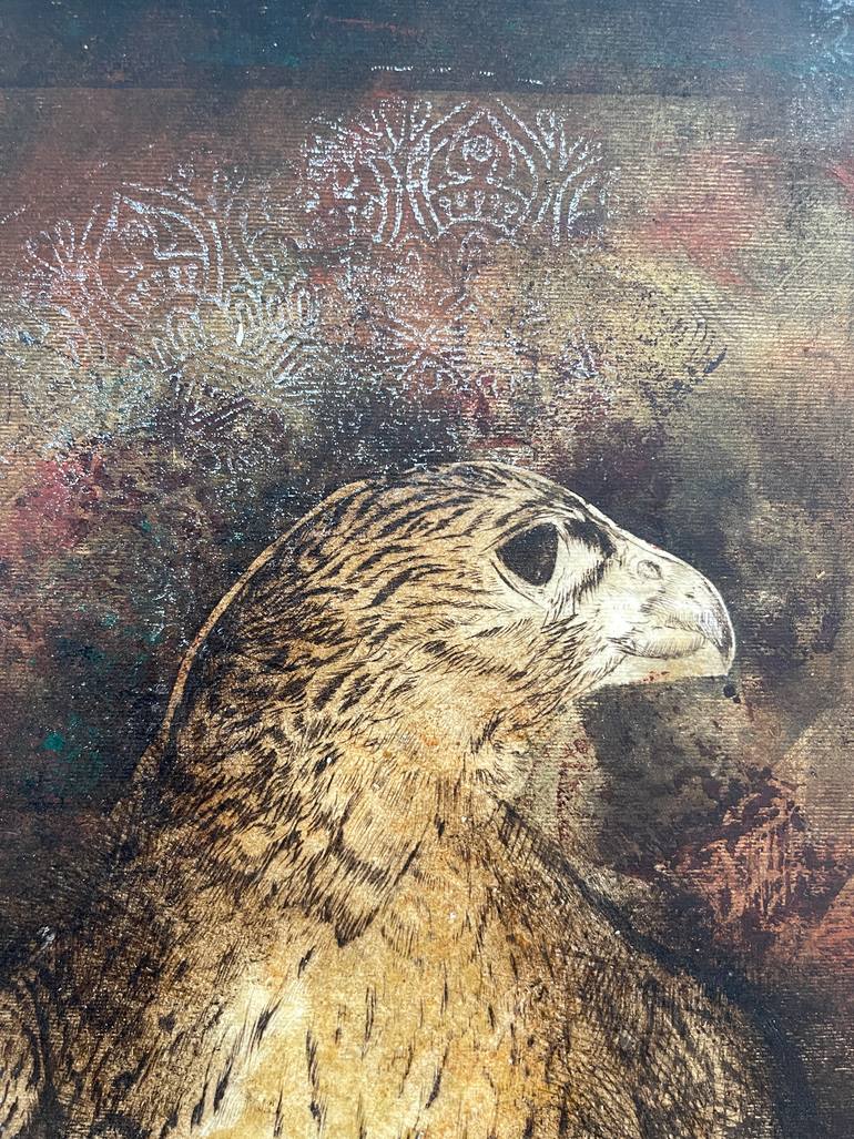 Falcon from Arabian souq NoXIX - Limited Edition of 1 Printmaking by ...