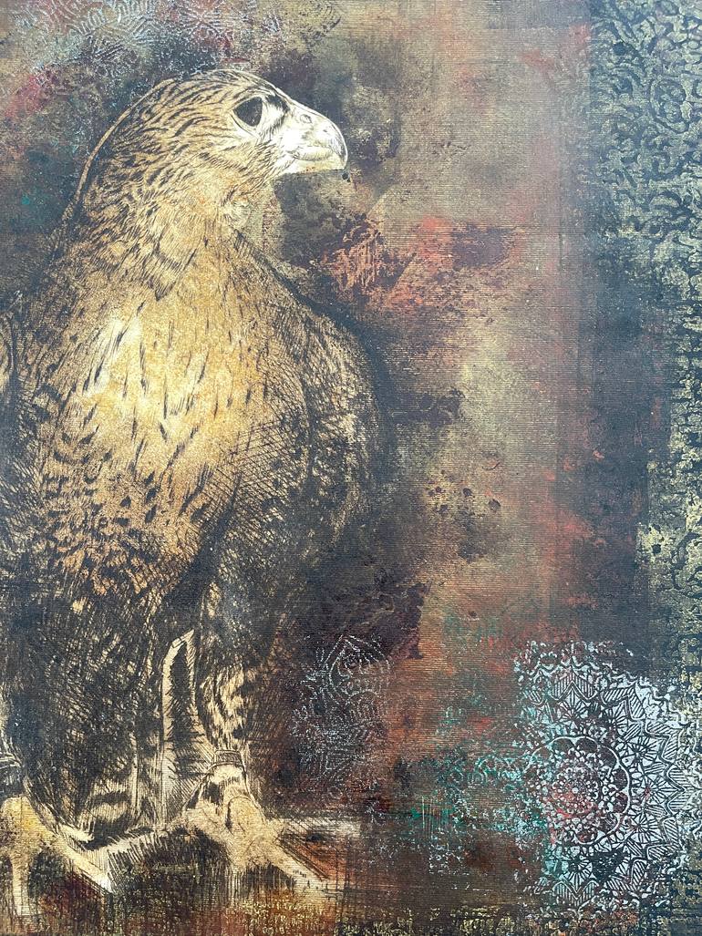Falcon from Arabian souq NoXIX - Limited Edition of 1 Printmaking by ...
