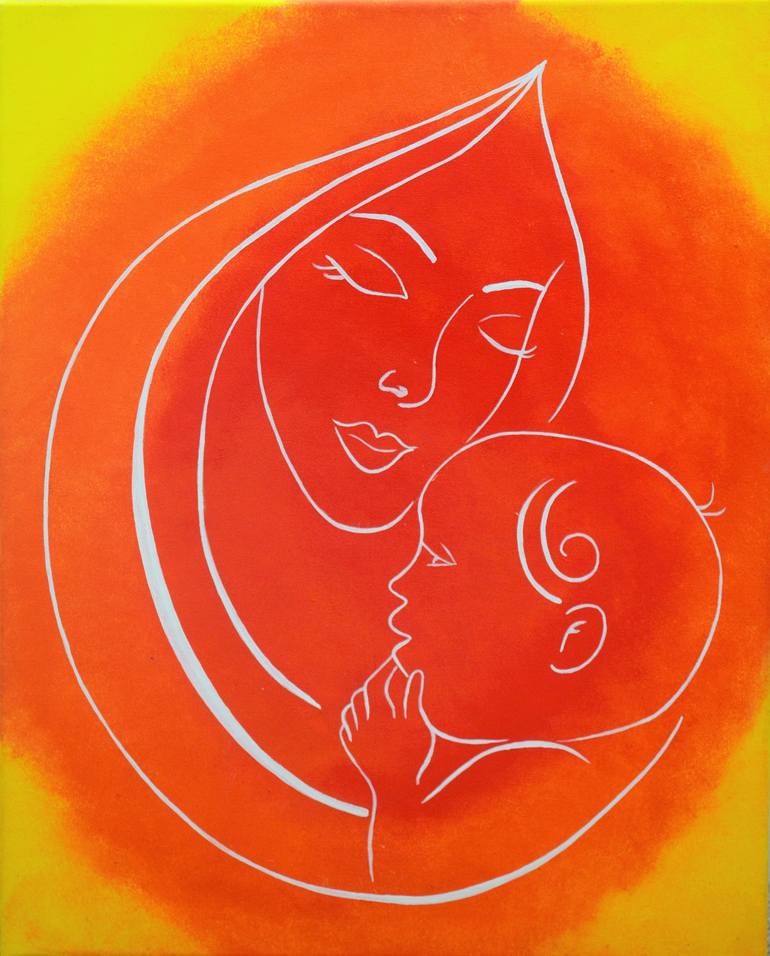 Affection Painting by Disha Dua | Saatchi Art