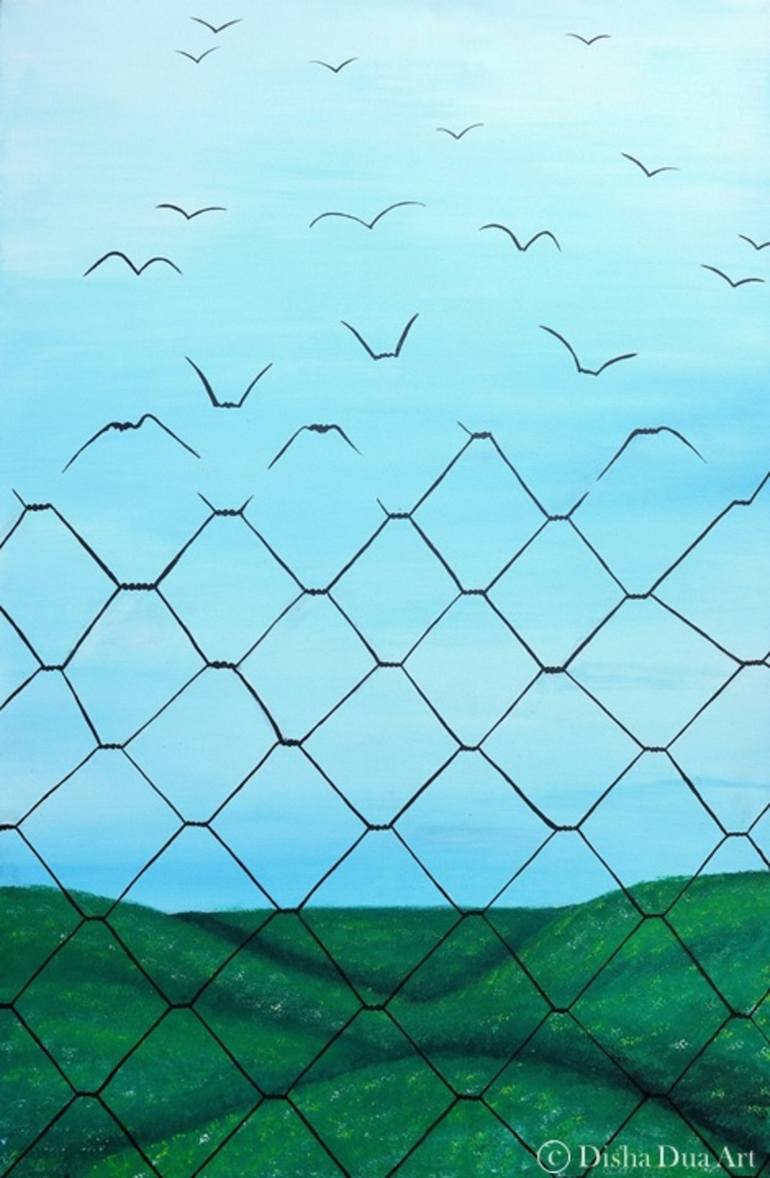 Break Free Painting by Disha Dua | Saatchi Art