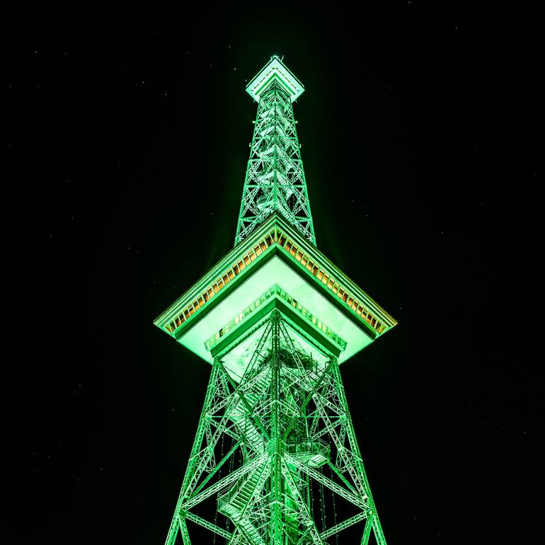 Green - Funkturm Berlin at the Festival of Lights - Limited Edition 1 of 5 Photography by ...