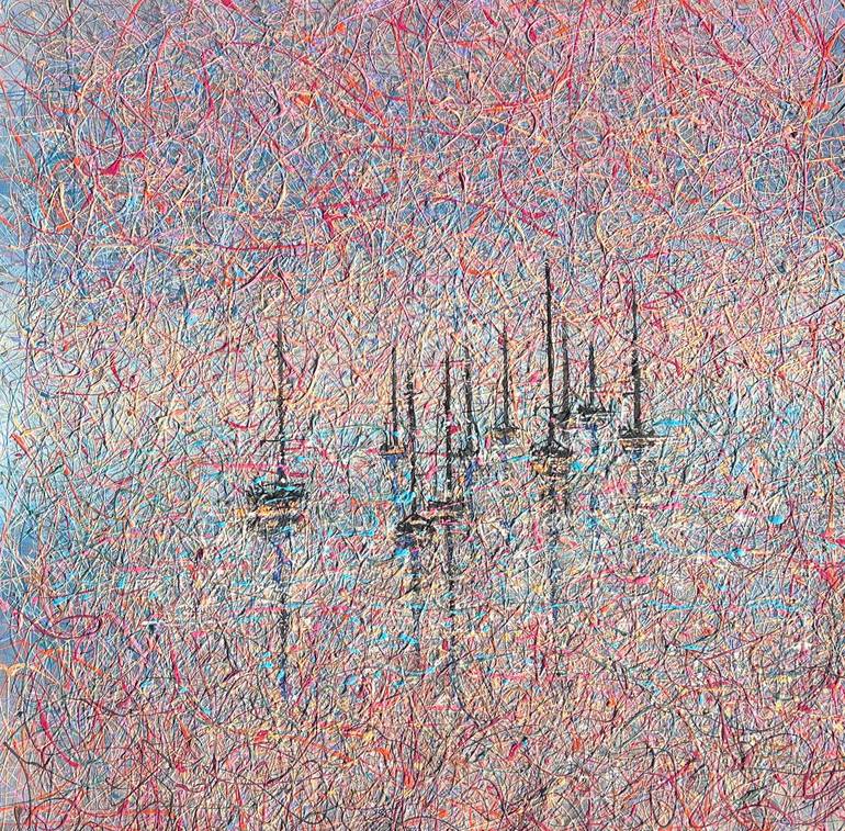 A quiet reminder Painting by Nadin Antoniuk | Saatchi Art