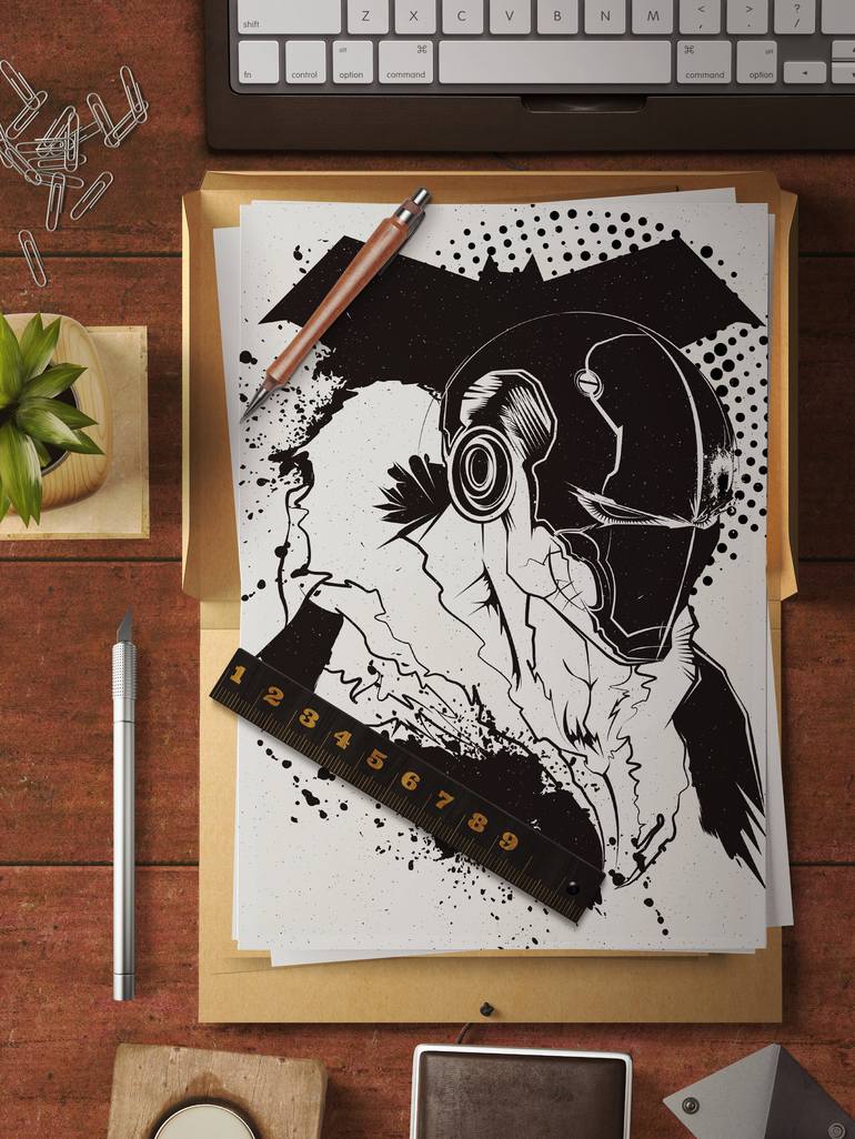 RedHood Drawing by Ferenc Eder | Saatchi Art