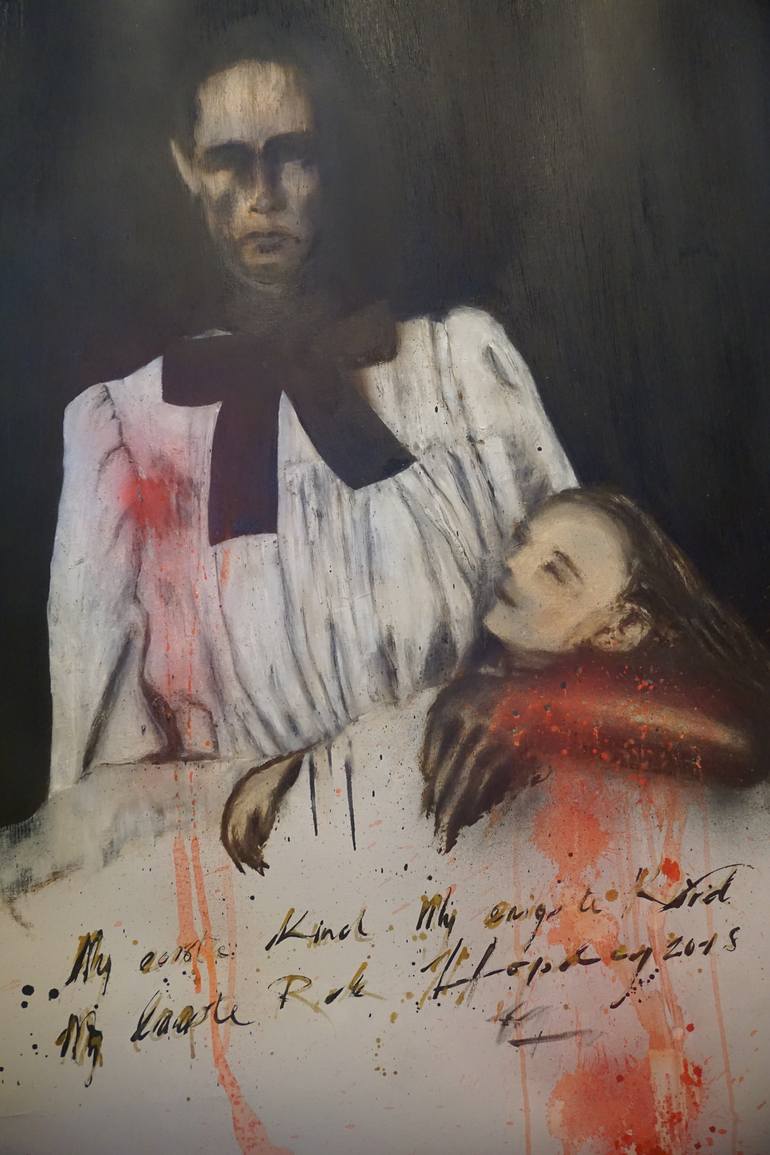 My eerste kind... Painting by Roger Hopley | Saatchi Art