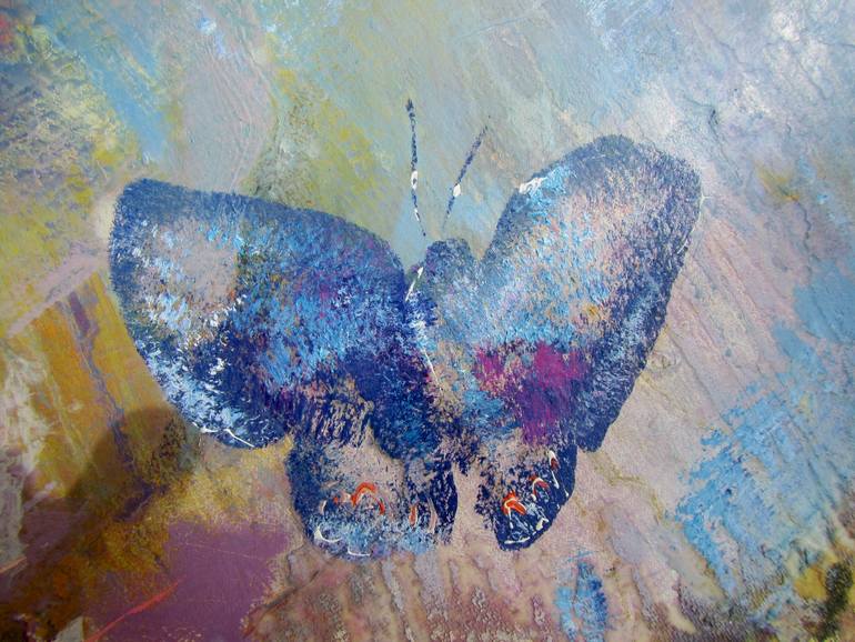 Piping Plover and Kamer Blue Painting by Thomas Merwin | Saatchi Art