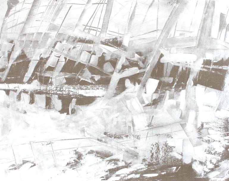 White Calm Painting by Rachel White | Saatchi Art