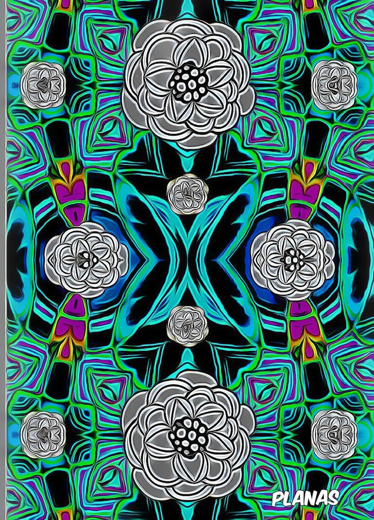 White Lotus Painting by Jon Planas | Saatchi Art