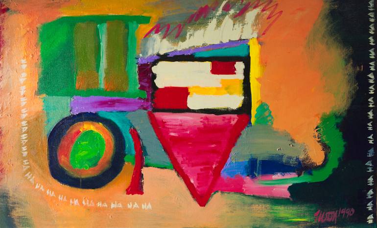 Transit Painting by Shereen Noon | Saatchi Art