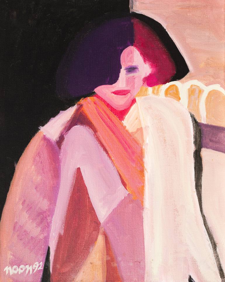 Self-portrait Painting by Shereen Noon | Saatchi Art