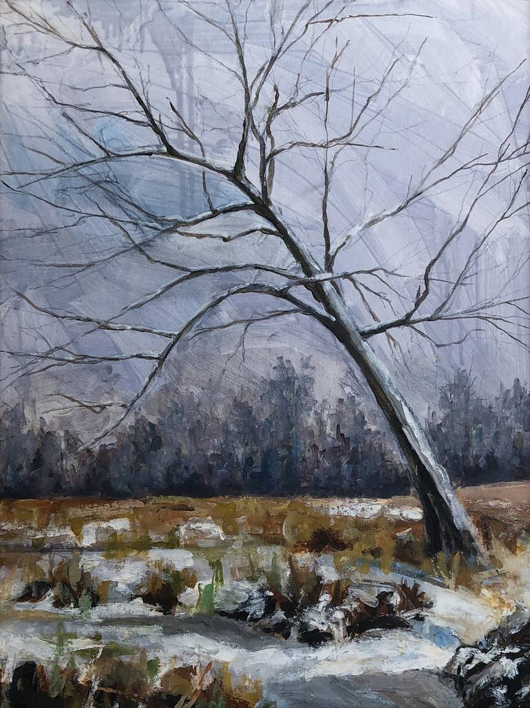 Walnut Tree Painting by Hal Sadler | Saatchi Art
