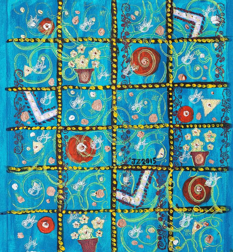 Blue Painting by Jamila Ziaee | Saatchi Art