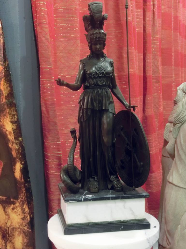 Athena - Greek Mythology Sculpture by Natasha Alexiou | Saatchi Art
