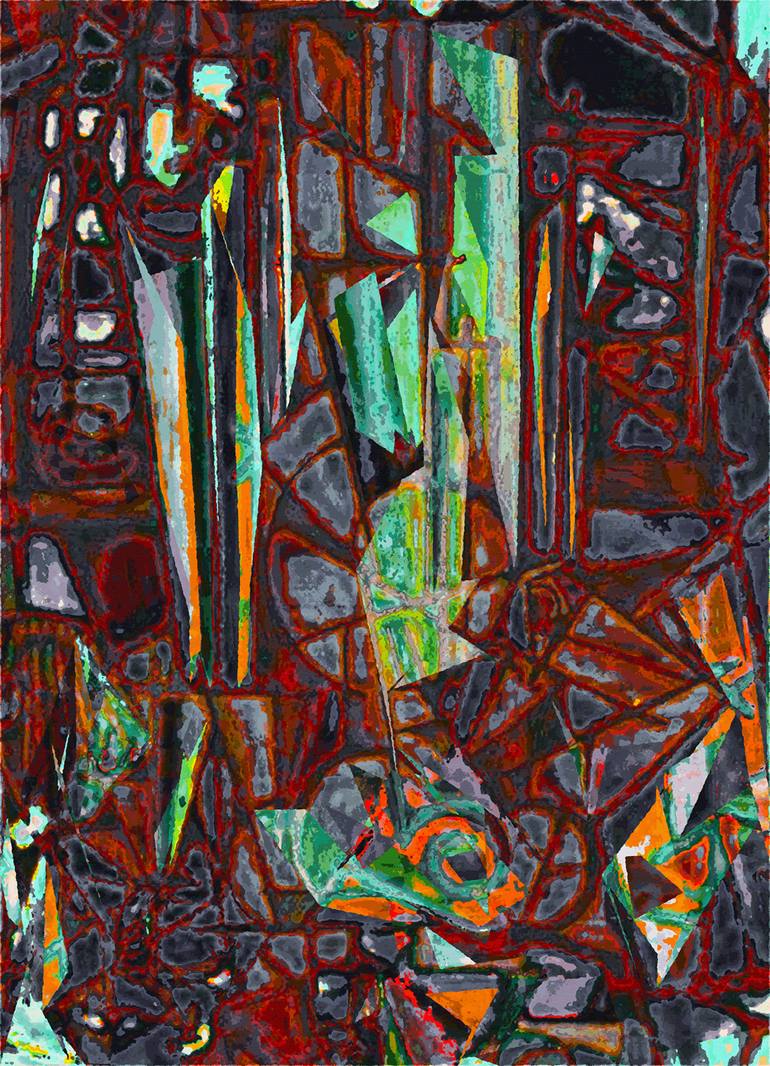 Full Moon and Empty Arms Mixed Media by Mihailo Curcin | Saatchi Art
