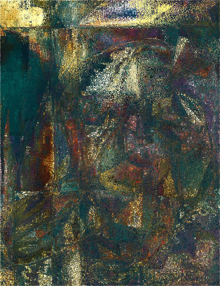 Spacetime - Limited Edition of 1 Painting by Mihailo Curcin | Saatchi Art