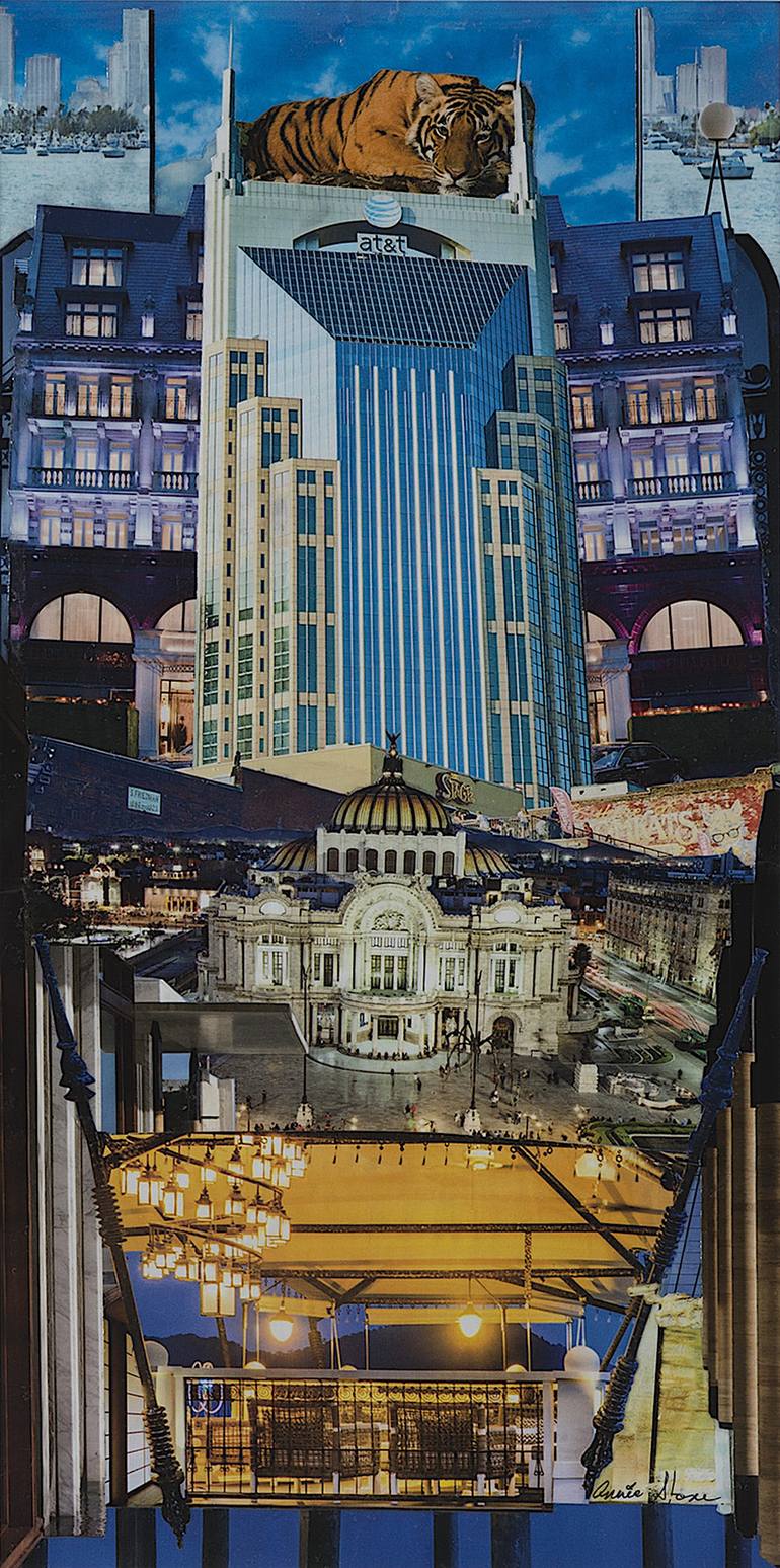 Atop the Straight and Narrow Collage by Anna Stone | Saatchi Art