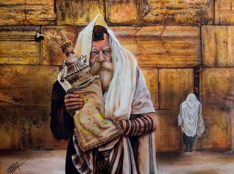 Rebbe Painting by Reynaldo Cast | Saatchi Art