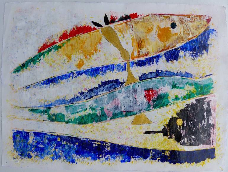 I am just a goldfish Painting by Leli Hoch | Saatchi Art