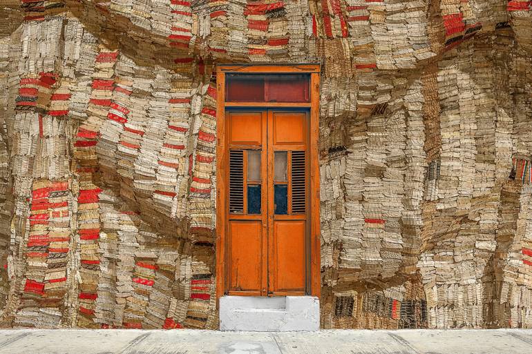 Orange doors Photography by Christopher William Adach | Saatchi Art