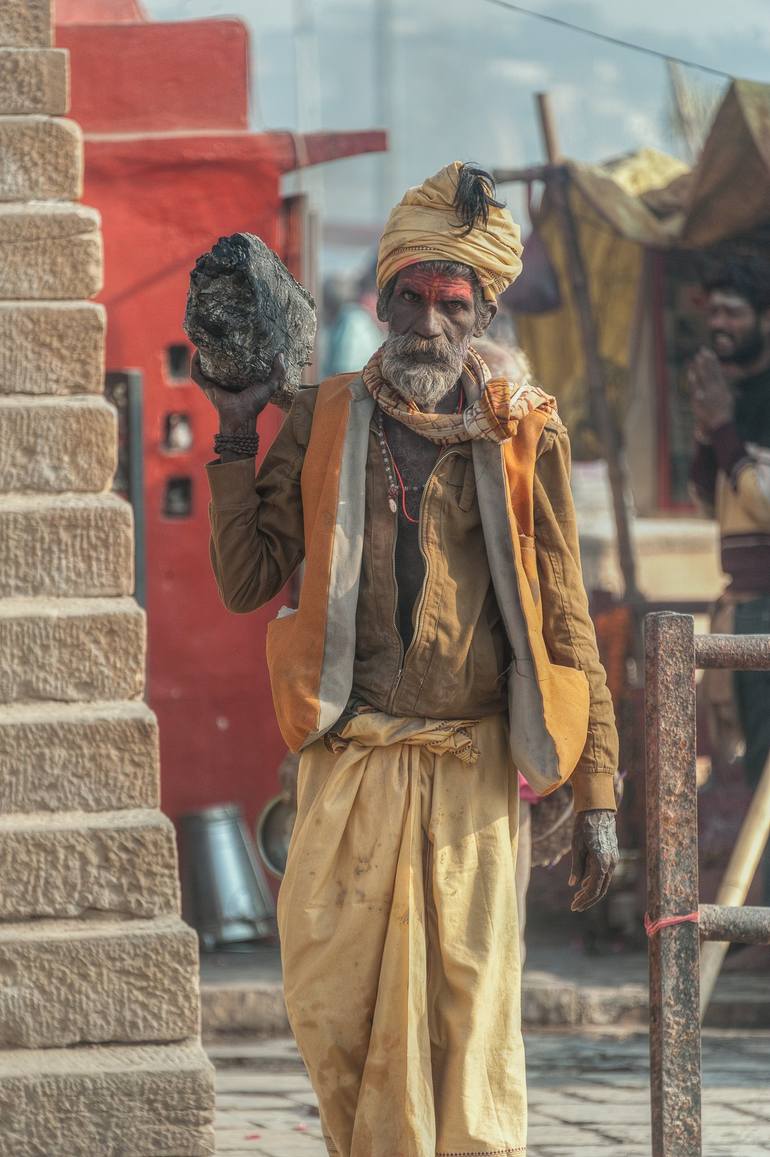 holy man of Varanasi Photography by Christopher William Adach | Saatchi Art