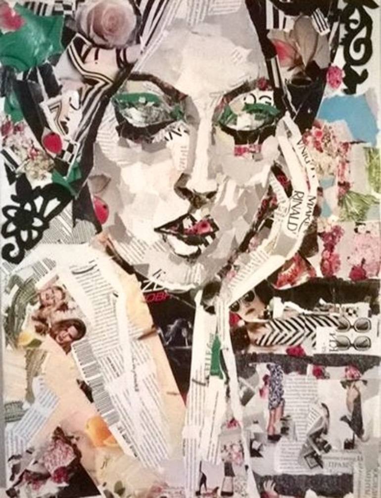 Spanish woman Collage by Julia Krasnova | Saatchi Art