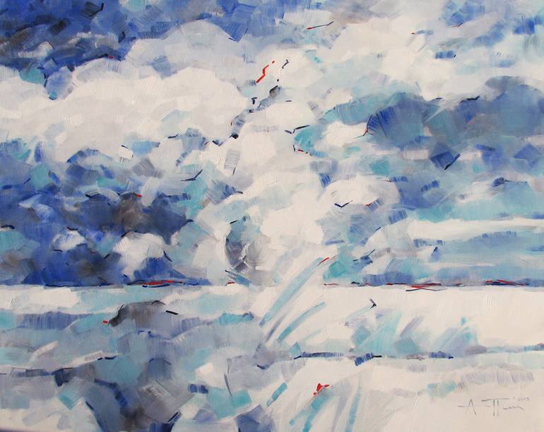 SKY 19 Painting by Angel Patchamanov | Saatchi Art
