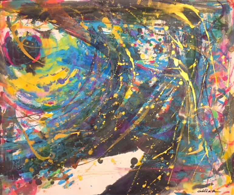 Recycling Soul of Dynamism Painting by 聖詩璃亜 Cecilia K | Saatchi Art