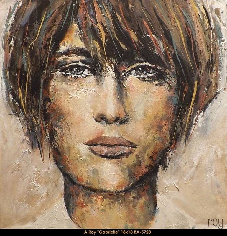 Gabrielle Painting by Andree Roy | Saatchi Art