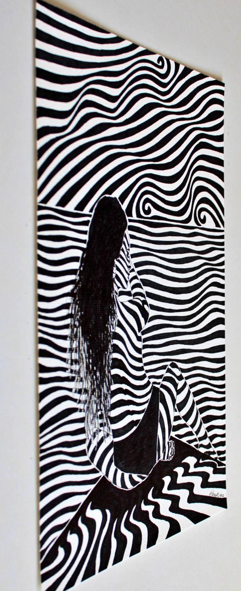 Sunbathing - 5 Drawing by Ibrahim Unal | Saatchi Art