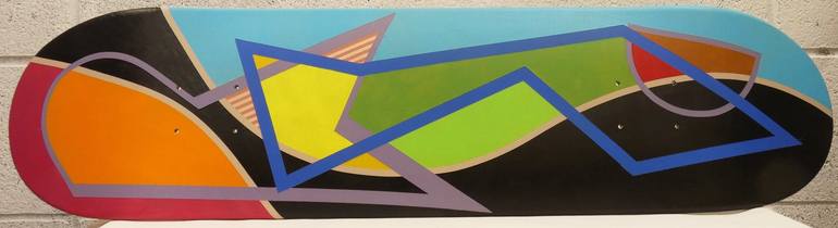 Untitled Skateboard #2 Painting by Anthony Ruscitto | Saatchi Art