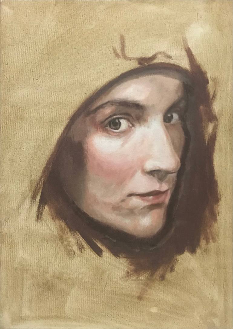portrait sketch Painting by sinan meraklı | Saatchi Art