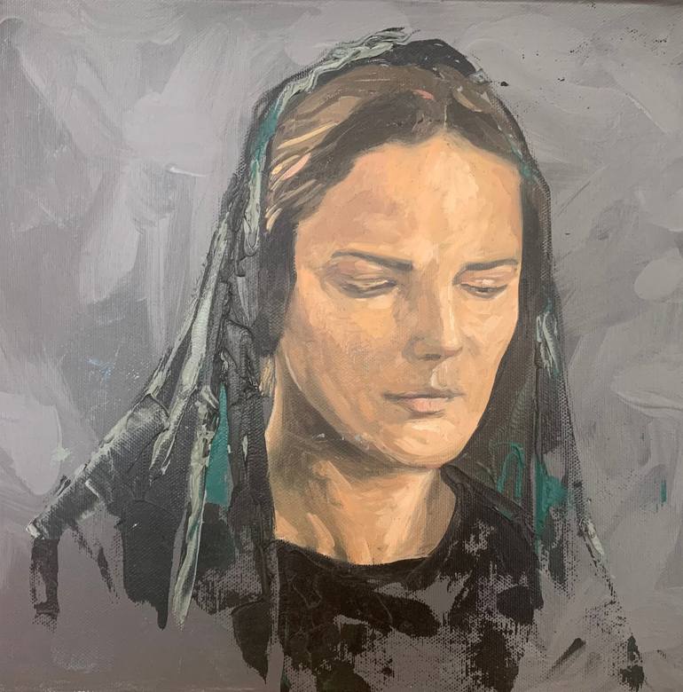 Portrait Of Woman Drawing by sinan meraklı | Saatchi Art