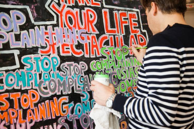 STOP COMPLAINING Painting by Dirk Janssens | Saatchi Art