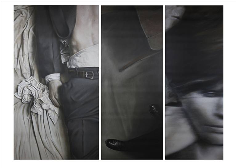 Crime scene Painting by Lucas Cann | Saatchi Art