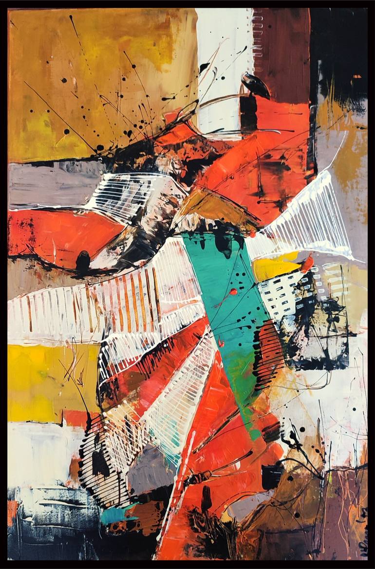 The Bridges Between Us Painting by Maria Penn | Saatchi Art