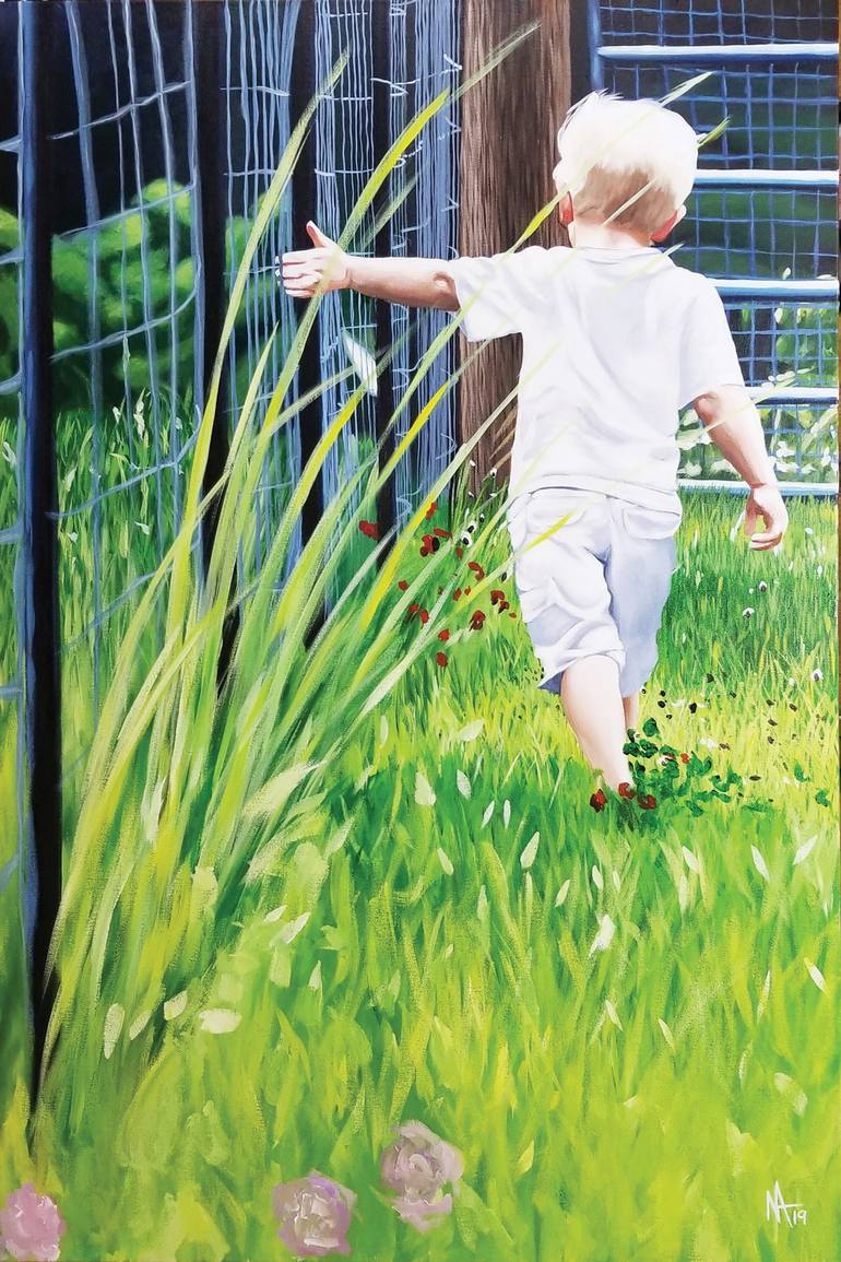 Back When Painting by Nathan Altier | Saatchi Art