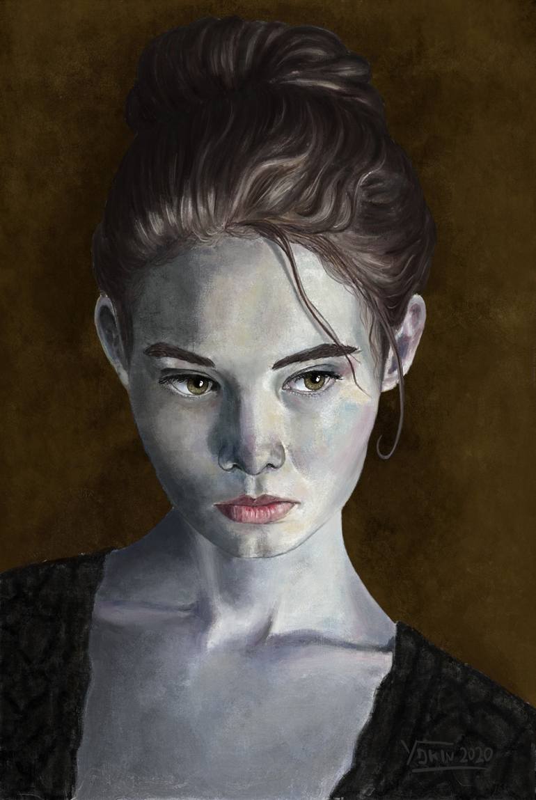 GISELLE Painting by Yokin Art | Saatchi Art