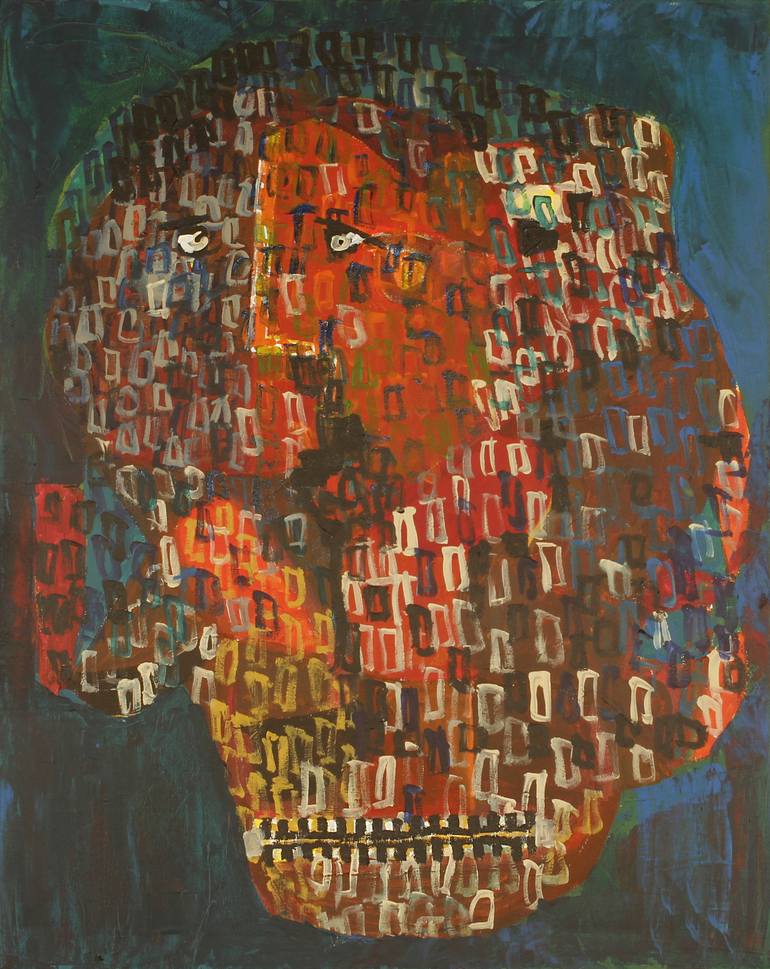 Wes Moona 2, Painting by Mueen Saheed | Saatchi Art