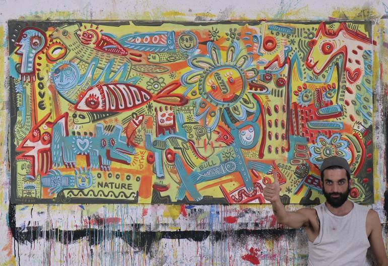LOVE NAUTURE Painting by Ángel Rivas | Saatchi Art