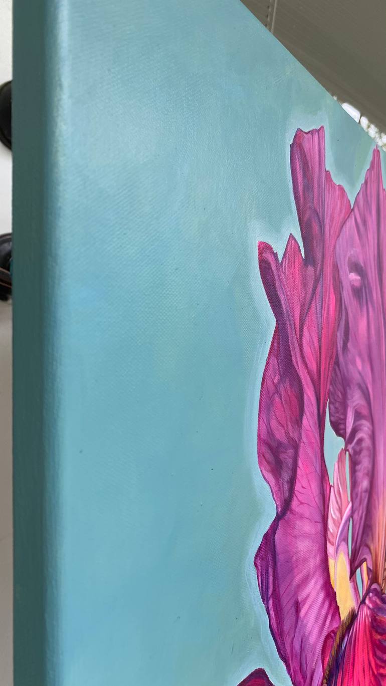 Iris - Spring Queen Painting by Erika Lozano | Saatchi Art