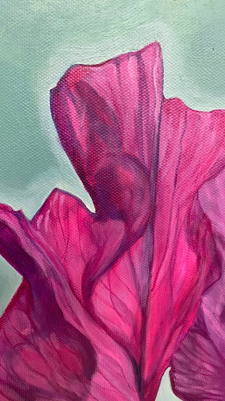Iris - Spring Queen Painting by Erika Lozano | Saatchi Art