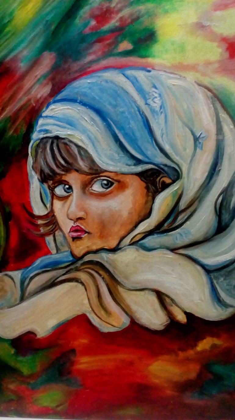 Girl Eyes Painting by Ruchi Singh | Saatchi Art