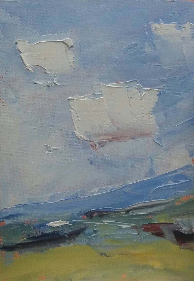 Drifting Cloud Painting by Alan Daysh | Saatchi Art