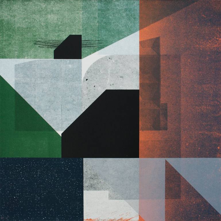 Shape / Texture - Limited Edition of 15 Printmaking by Angus Vasili ...