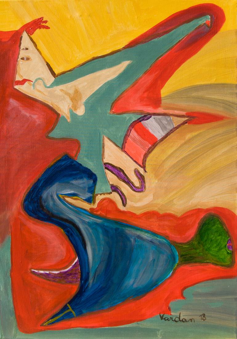 The First King - Le Premier Roi Painting by Vardan Baron | Saatchi Art