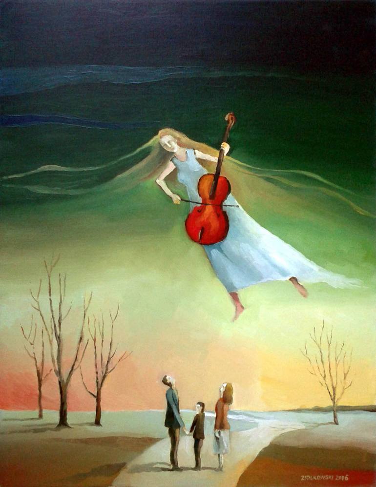 AURORA Painting by Gregor Ziolkowski | Saatchi Art