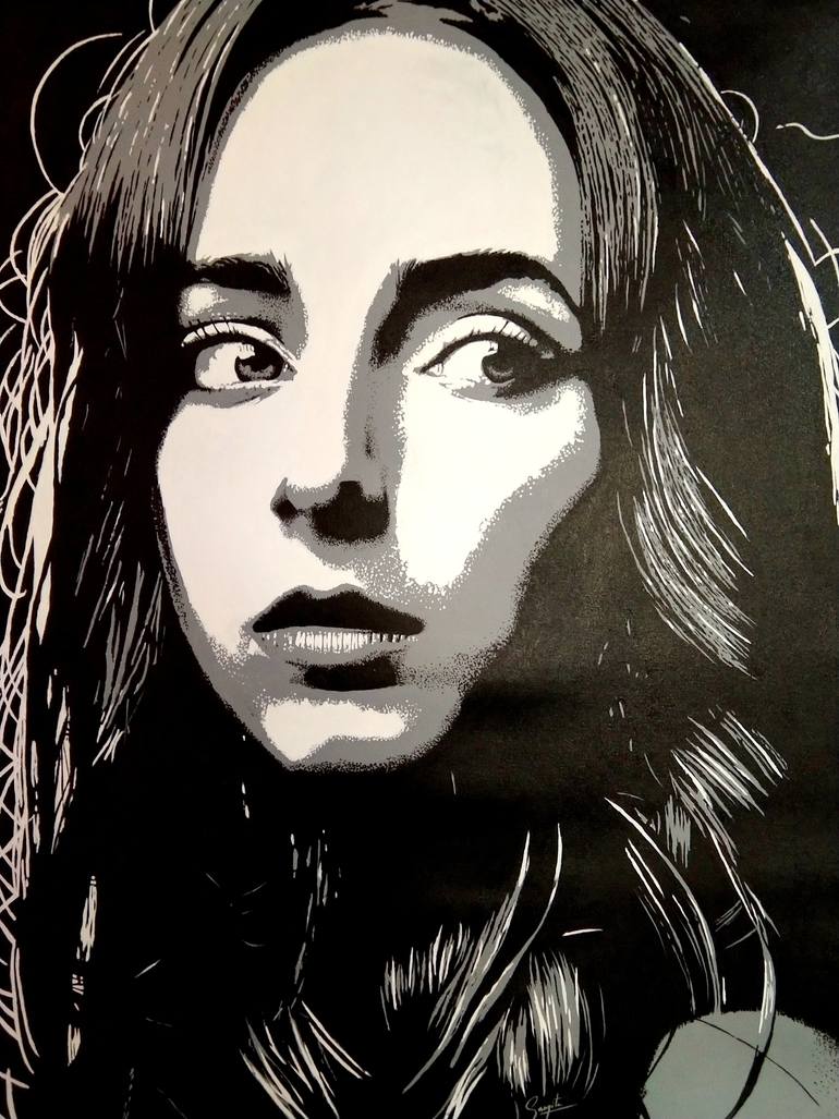 Portrait of a girl #2 Painting by Sangeeta Jaiswal | Saatchi Art